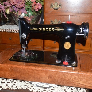 1930 Singer Model 101 Sewing Machine Documented New Finish | Etsy