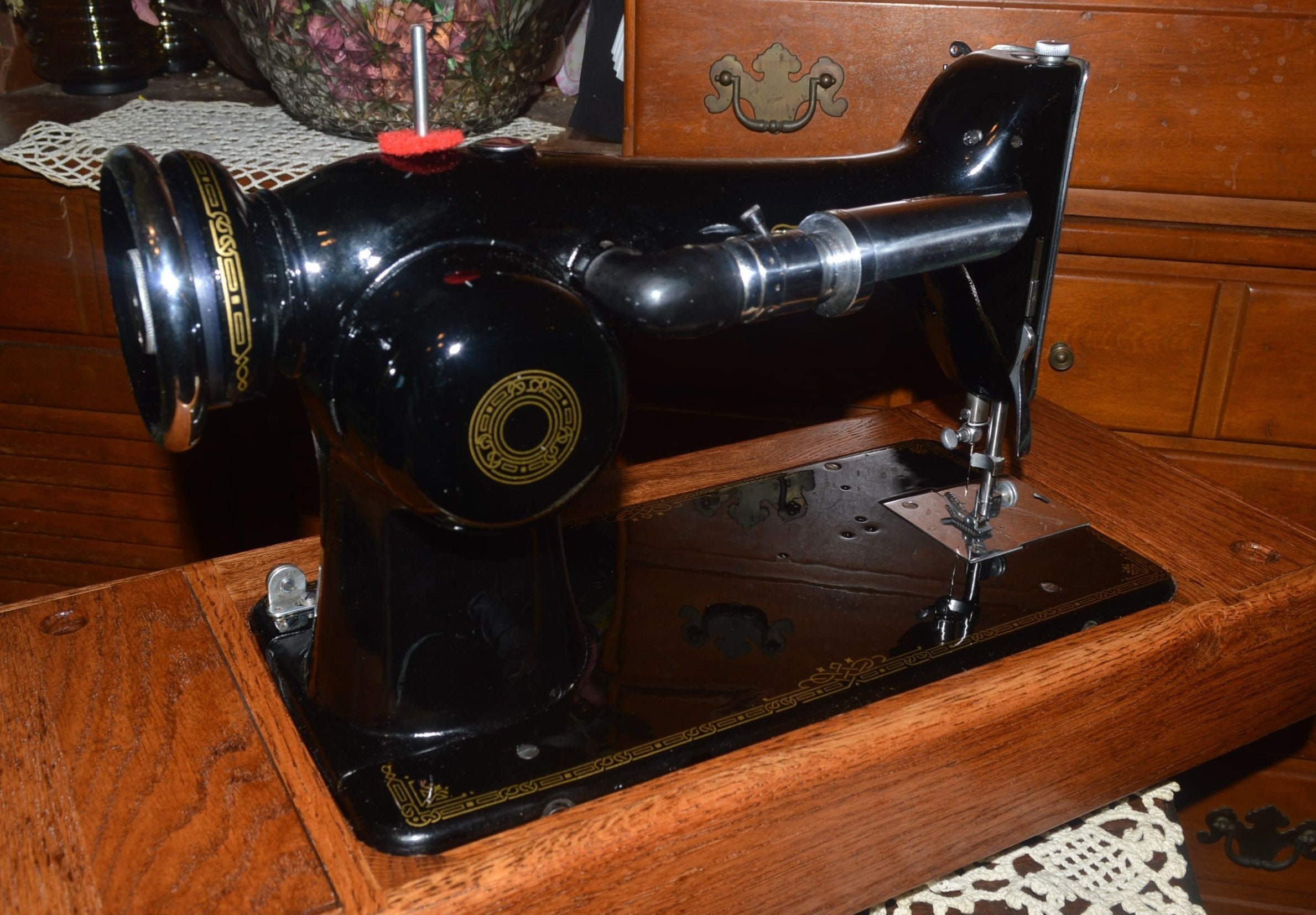 1930 Singer Model 101 Sewing Machine Documented New Finish | Etsy