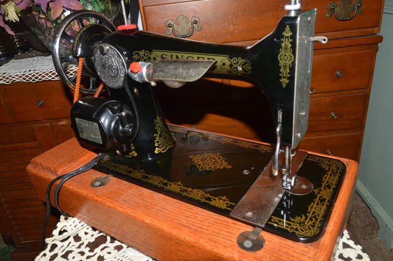 1922 Vintage Singer Model 127 Sewing Machine Documented New - Etsy