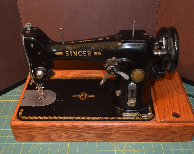 Singer Model 206K Craftsman Quality Oak Sewing Machine Base - Etsy