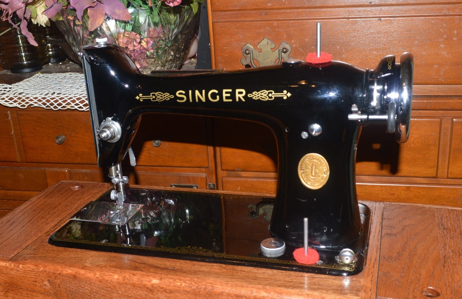 1930 Singer Model 101 Sewing Machine Documented New Finish | Etsy