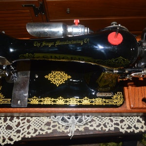 1922 Vintage Singer Model 127 Sewing Machine Documented New - Etsy
