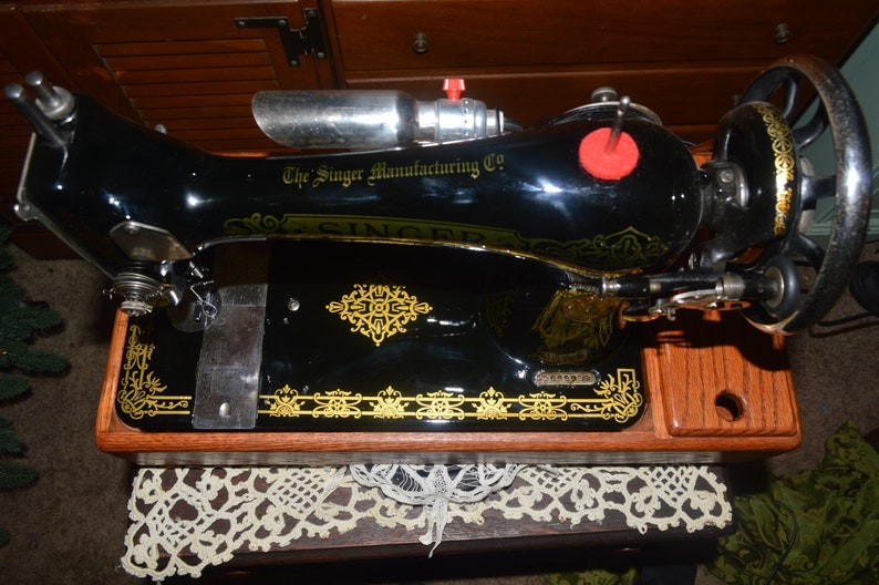 1922 Vintage Singer Model 127 Sewing Machine Documented New - Etsy