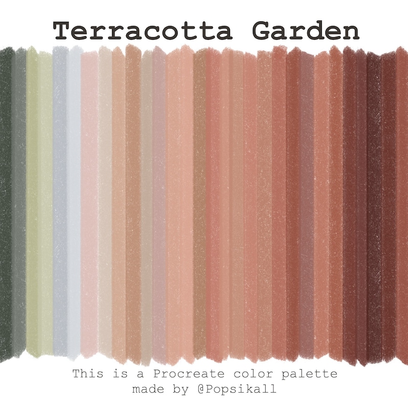 Terracotta Color Palette - Etsy