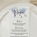 World Map Menu Template: Blue Purple Travel Theme (digital Download) - Etsy
