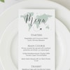 World Map Menu Template, Travel Theme Wedding Menu Template, Editable ...