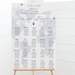 Seating Chart Sign, Seating Chart Template With a Customizable World ...
