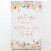 Mother's Day Welcome Sign, Editable Mother's Day Sign, Floral Sign ...