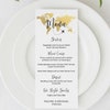 World Map Menu Template, Travel Theme Wedding Menu Template, Editable ...