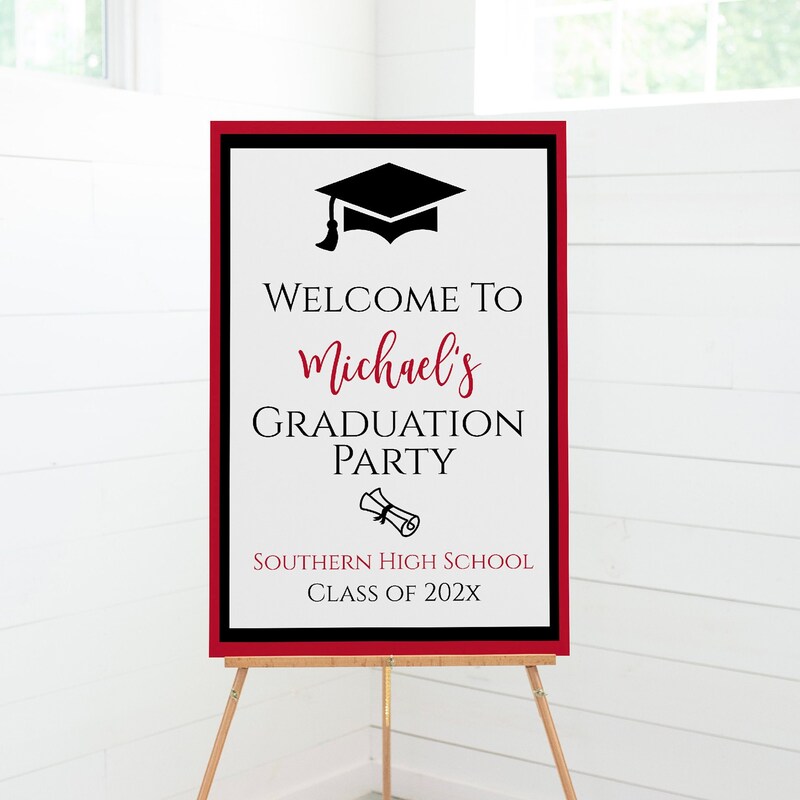 Graduation Chalkboard Sign - Etsy