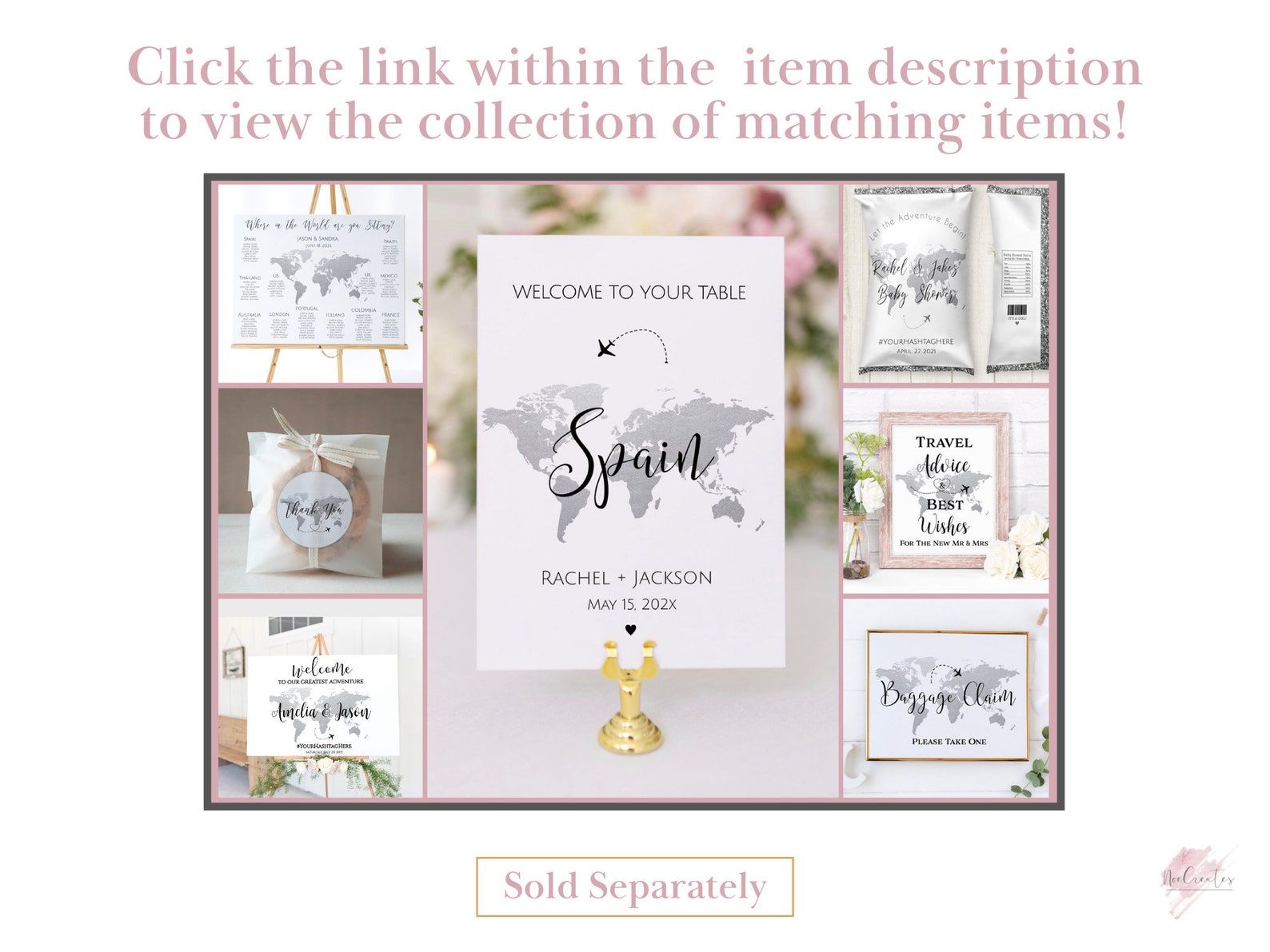 Silver World Map Sign Printable Map Sign Template Travel - Etsy