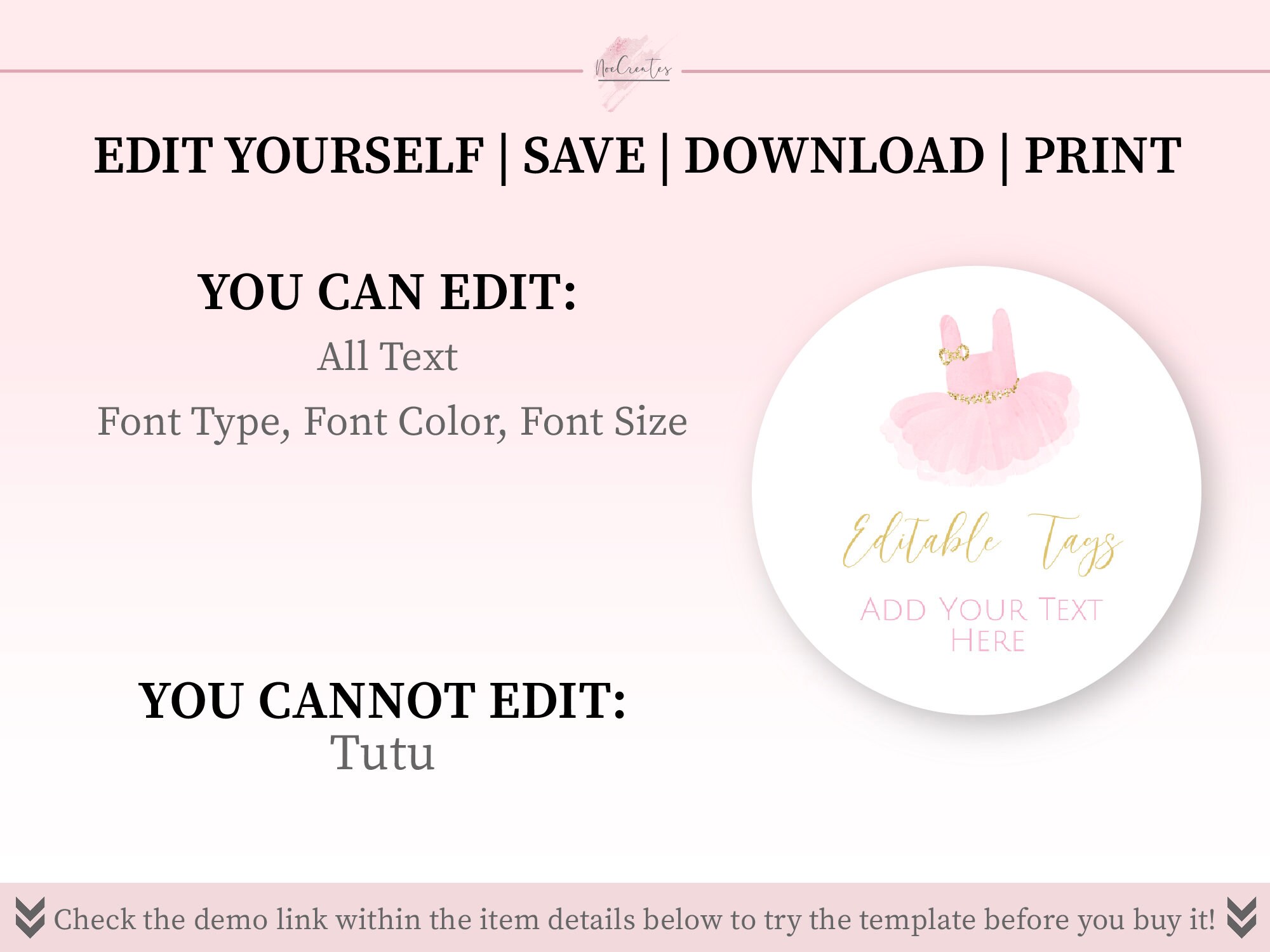 Printable Tutu Sticker Template Tutu Tags Template Tutu Baby - Etsy