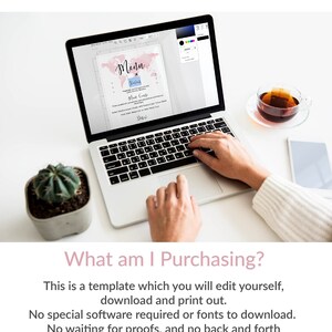 Pink Map Menu Template Editable World Map Menu Template - Etsy