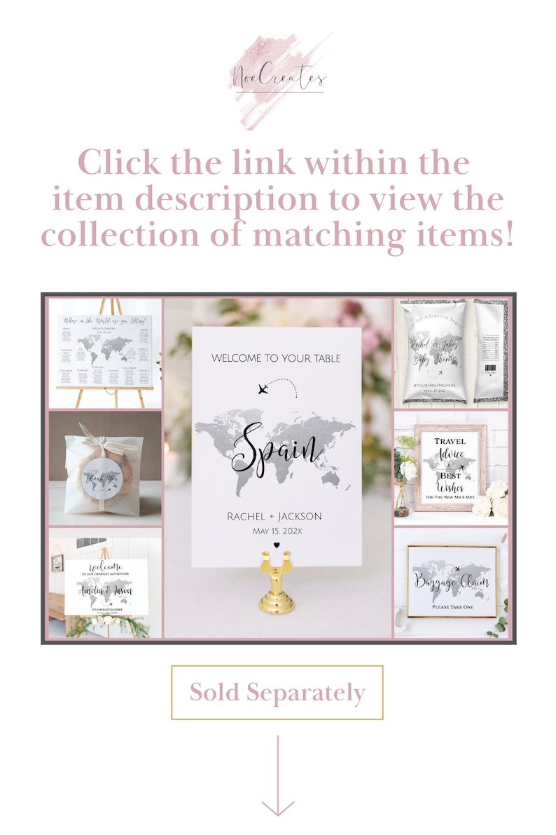 Silver Map Menu Template Editable World Map Menu Template - Etsy