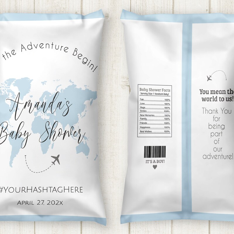 World Map Paper Bags - Etsy