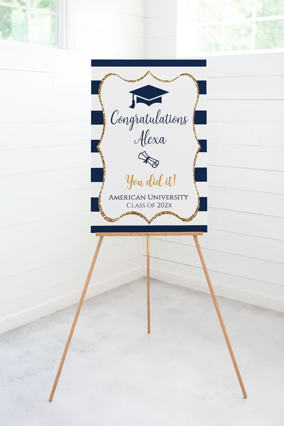 Graduation Welcome Sign Template Congrats's Grad Sign - Etsy
