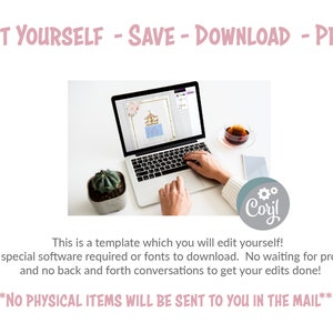 Carousel Party Sign Template, Merry Go Round Sign, Editable Party ...