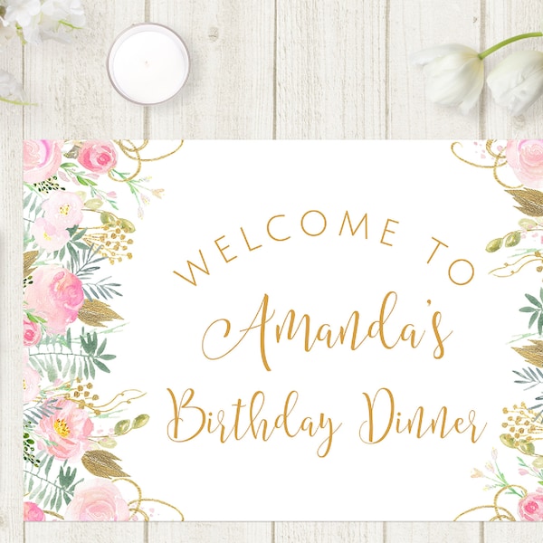 Birthday Placemats - Etsy