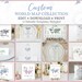 Editable World Map Wedding Template Bundle With the Map Color - Etsy