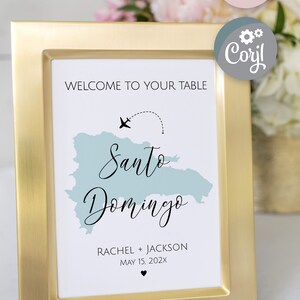 Dominican Republic Map Table Names, DR Map Table Numbers Template ...