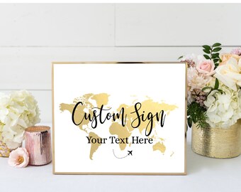 Travel Theme Wedding | Etsy