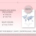 Editable Map Table Names Template, Custom World Map Table Numbers ...