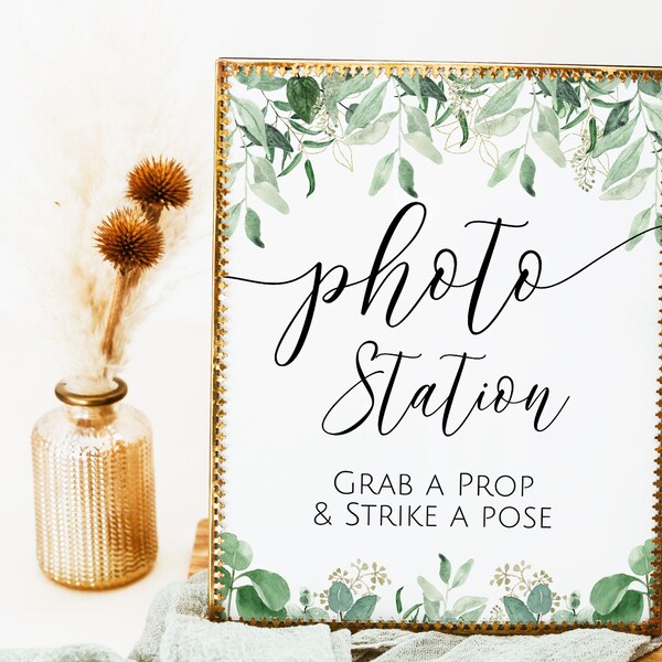 Photo Station Sign - Etsy