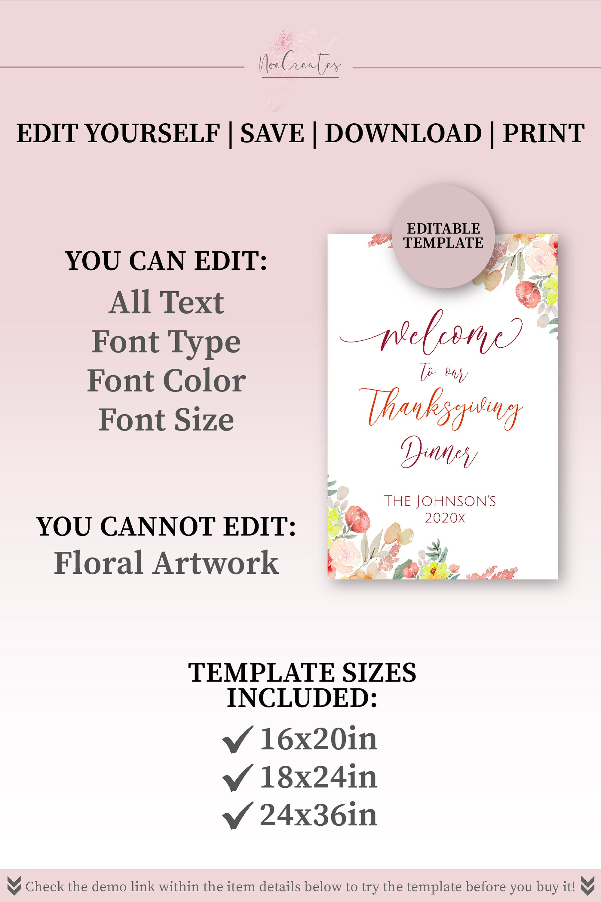 Thanksgiving Welcome Sign Friendsgiving Party Welcome Sign - Etsy