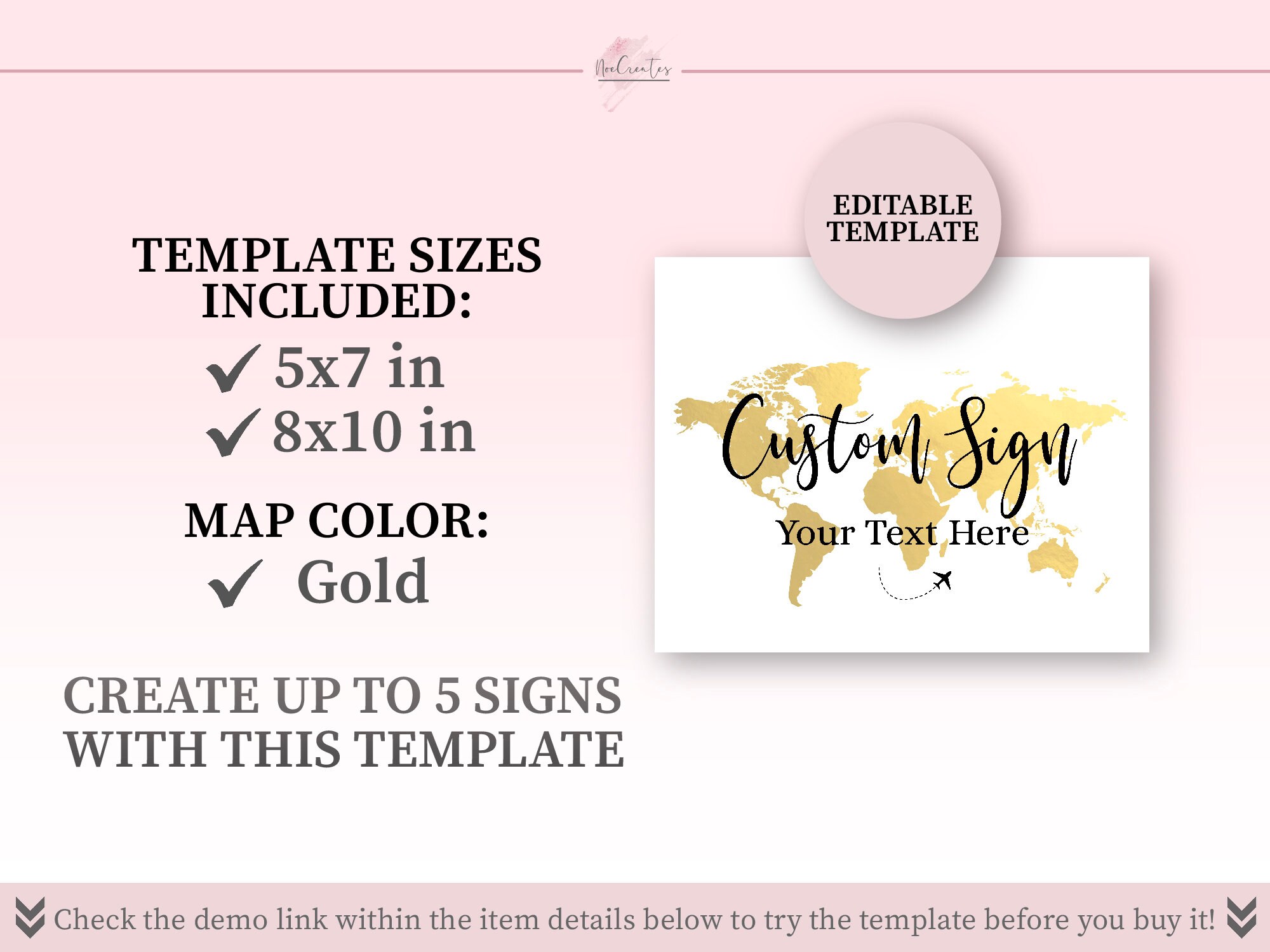 Custom Travel Theme Sign Gold World Map Sign Travel Theme - Etsy