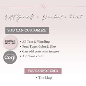 Custom Gold World Map Welcome Sign: Travel Theme Wedding (printable) - Etsy