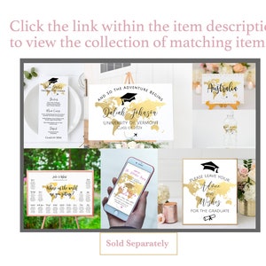 Travel Theme Graduation Sign Graduation Advice and Wishes - Etsy