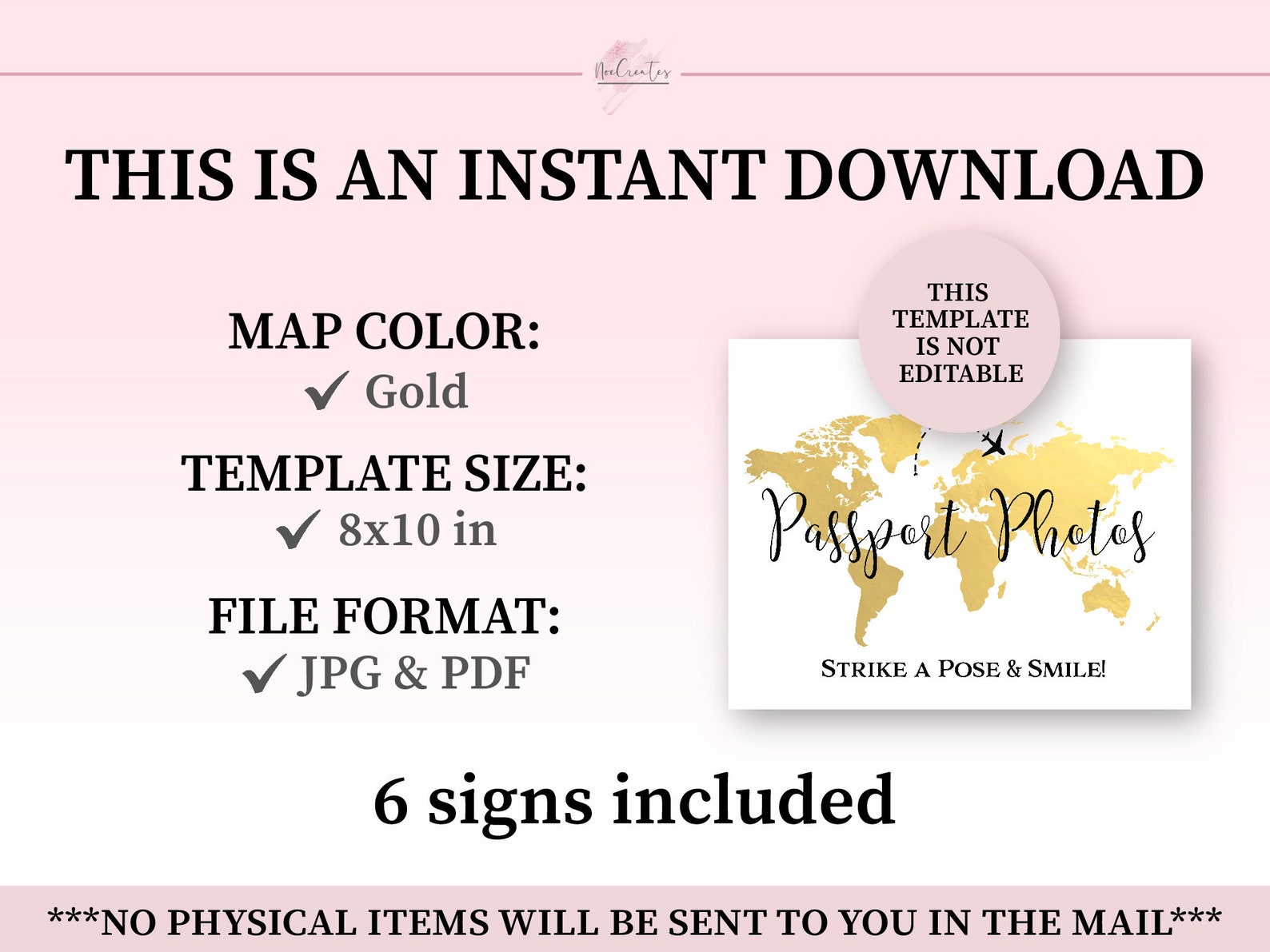 Gold World Map Signs Bundle Travel Theme Decorations Travel - Etsy