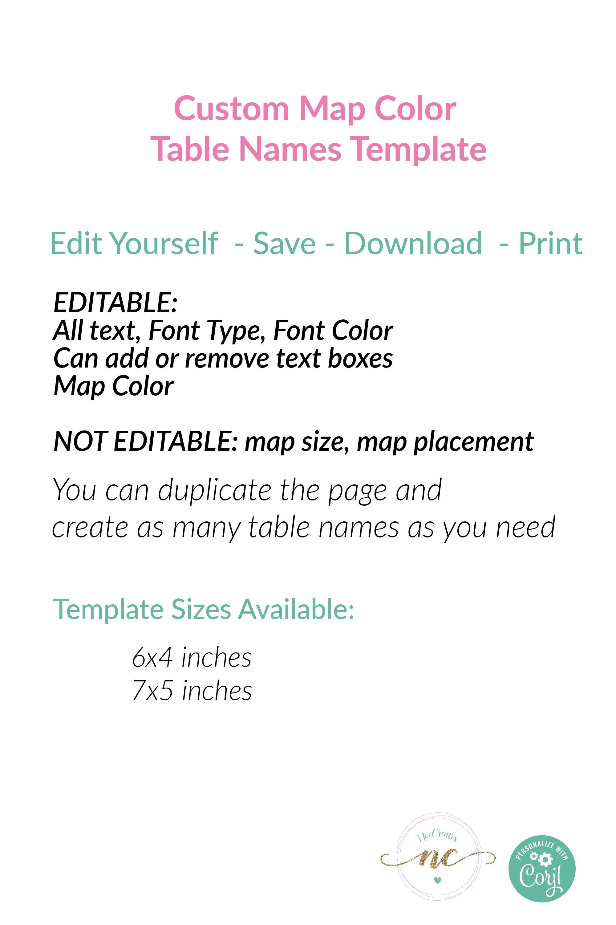 Custom Map Table Names Template Travel Theme Wedding Table | Etsy