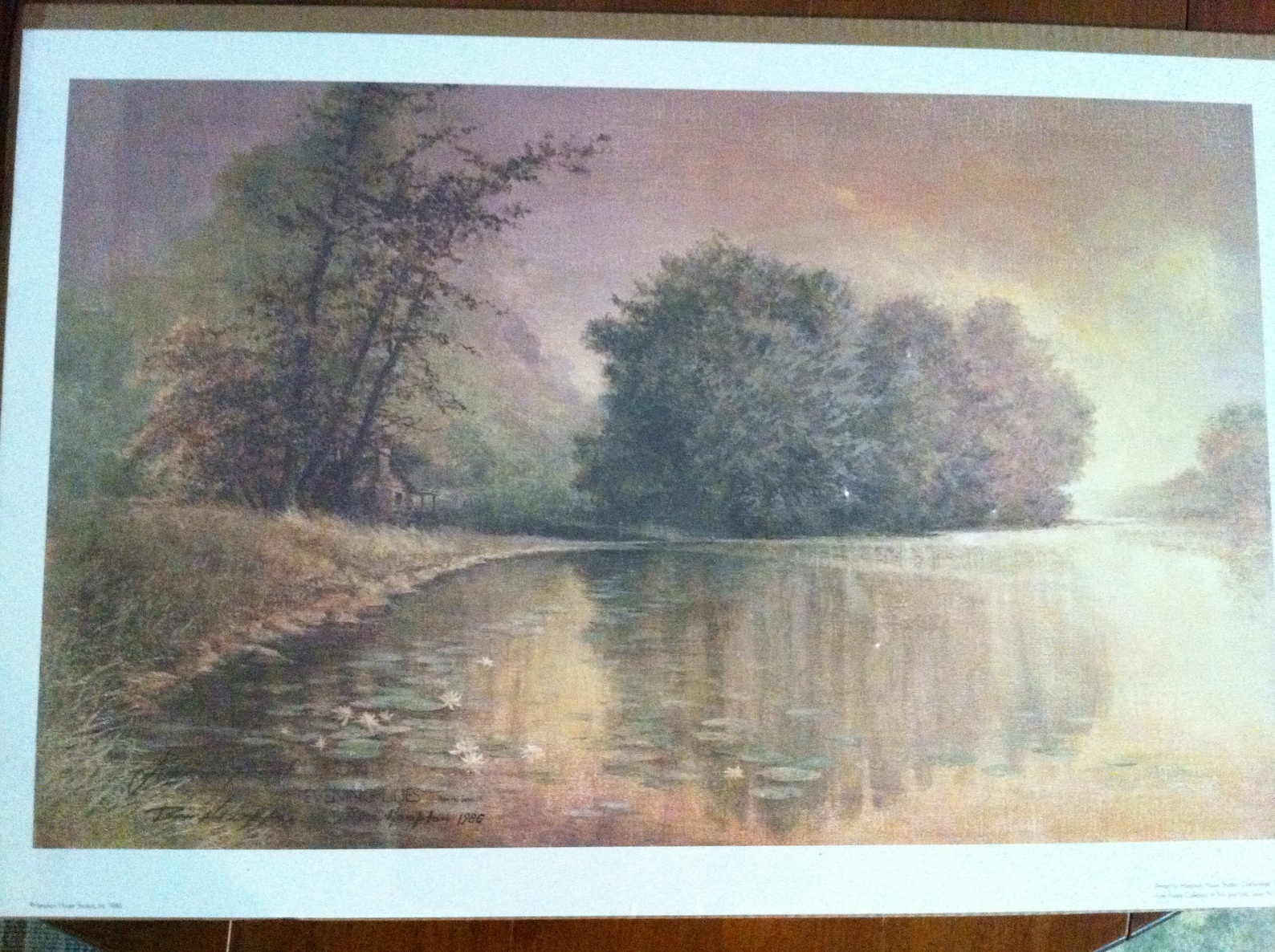 Ben Hampton Signed Artist Proof "evening Lilies" - Etsy