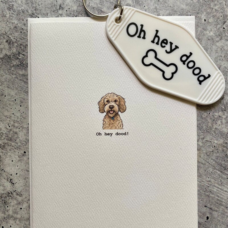 Labradoodle Keychain - Etsy