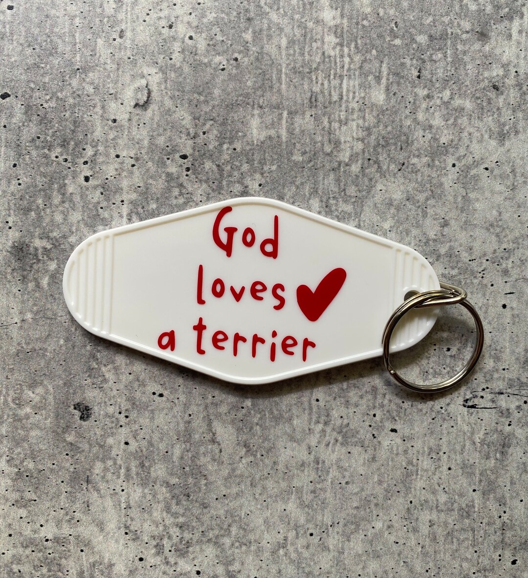 God Loves a Terrier Keychain; Terrier Love, Norwich Terrier, Gift for ...