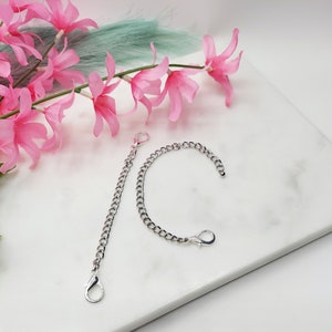 Beaded Trach Chain: Silver Adjustable Tracheostomy Tie - Etsy