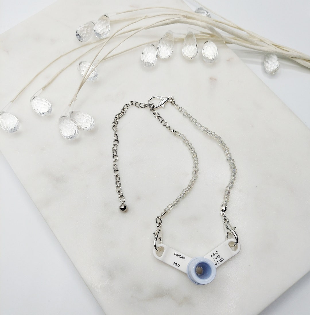 Beaded Trach Ties, Adjustable, Trach Chain, Men or Women, Gift ...