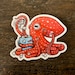 Octobaristas Octopus Coffee Sticker Set Sheet, Barista Trendy Gift for ...