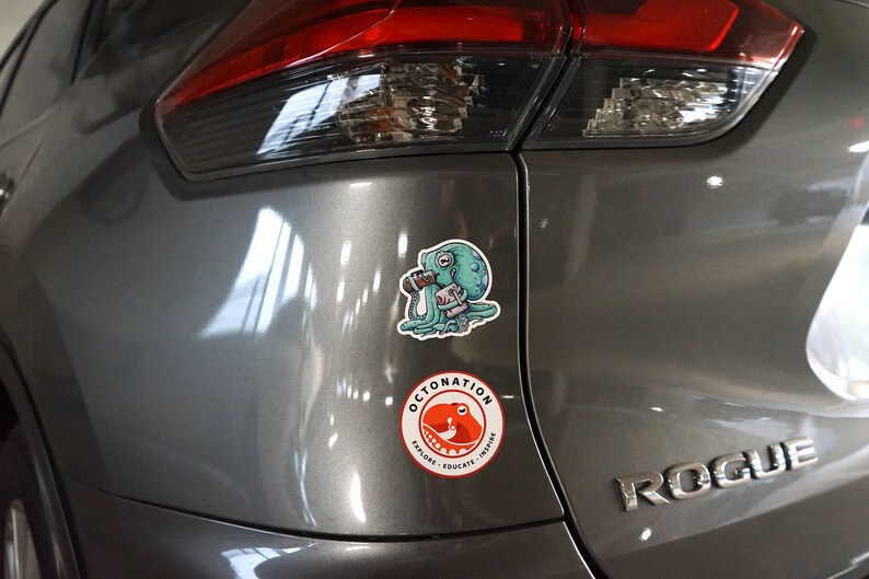 7 Magnet Pack: the Octobaristas! Octopus Making Coffe / Tea, Octopus ...