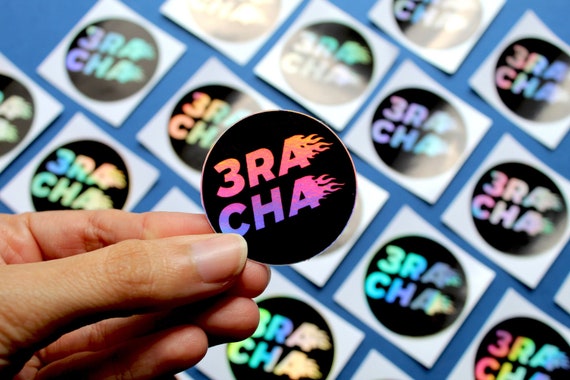 3RACHA Holographic Sticker Waterproof Vinyl Kpop SKZ Stray | Etsy