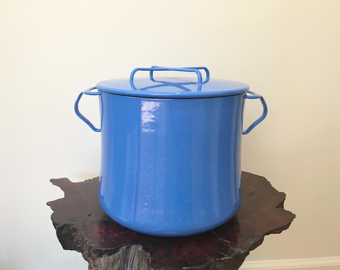 Dansk Kobenstyle Blue Stock Pot 8 Qt Made in France 1960s by ...
