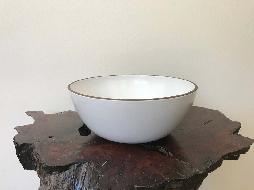 Heath Ceramics Serving Bowl opaque White 8 Minimalist - Etsy