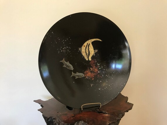 Vintage Couroc Fish Coral 15 Bowl Rare California Beach Tiki - Etsy