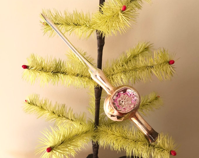 Atomic Tree Topper Pink Mica Poland 9” Shiny Brite Tree Topper by ...