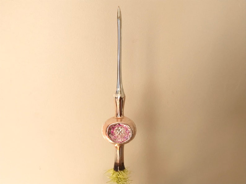 Atomic Tree Topper Pink Mica Poland 9 Shiny Brite Tree Topper - Etsy