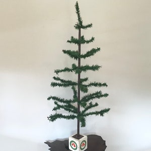 German Goose Feather Christmas Tree US Zone Germany 1940s Original ...