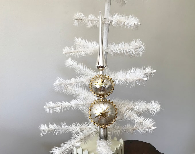 Atomic Star Tree Topper Mercury Glass Vintage Tinsel Tree Topper Wire ...