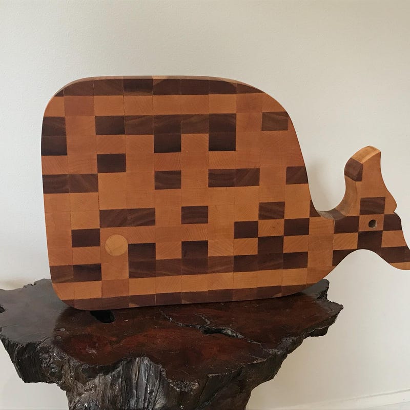 Wood Whale Cutting Board - Etsy