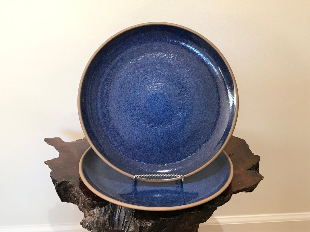 2 Vintage Heath Ceramic “moonstone” Dinner Plates 1987, 10 3/4” by ...